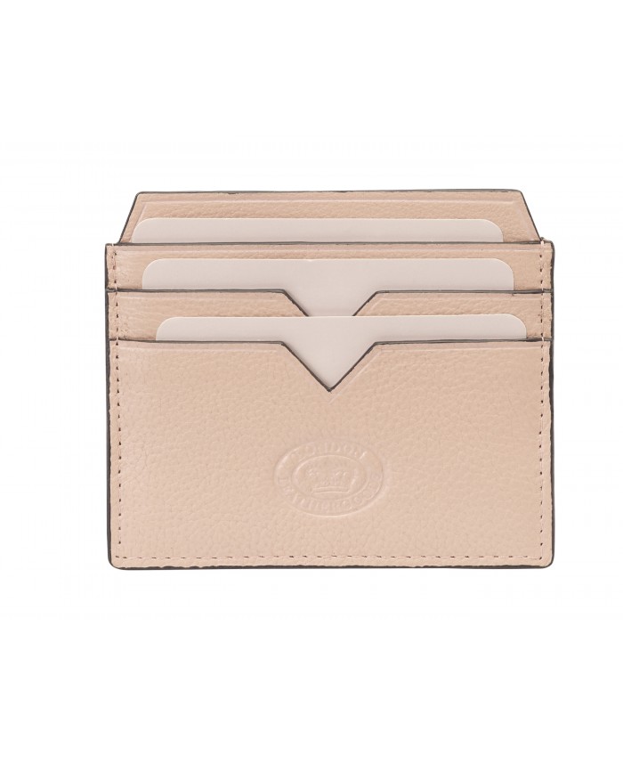 London Leathergoods Slimline Credit Card Case in Pebble Leather ...