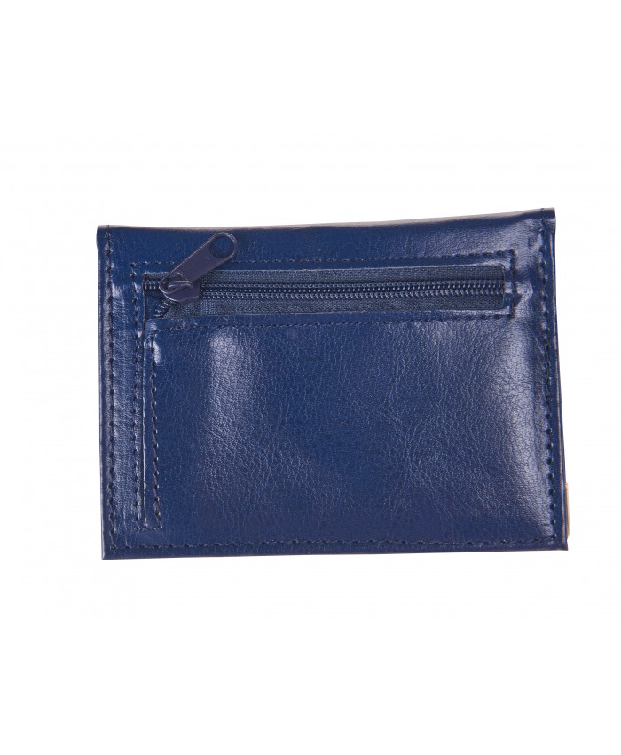 Shiny Leather Grain PU Bus Pass Holder with Back Zip | Stafford Wholesale