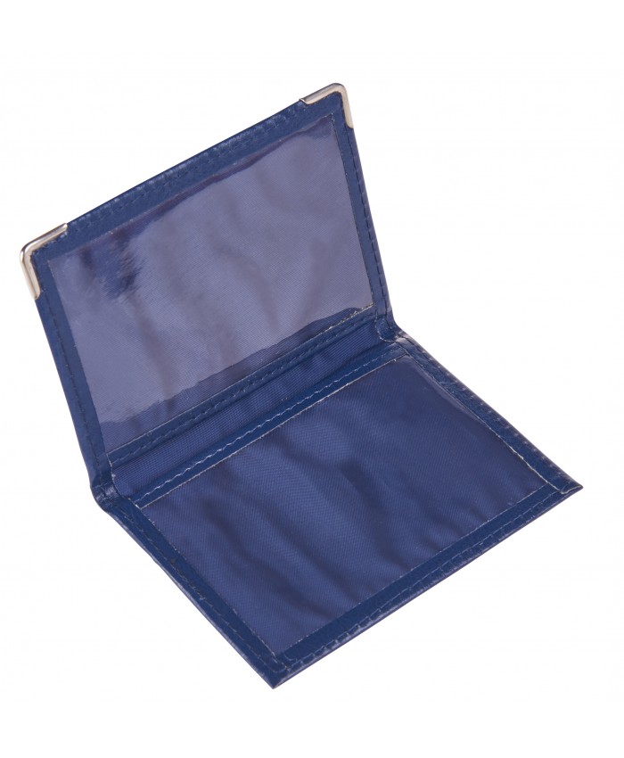 Shiny Leather Grain PU Bus Pass Holder with Back Zip | Stafford Wholesale