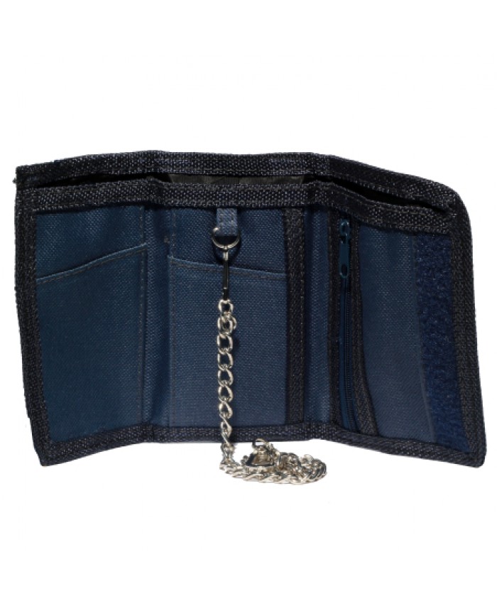 Lorenz Trifold Polyester Wallet with Chain | Stafford Wholesale